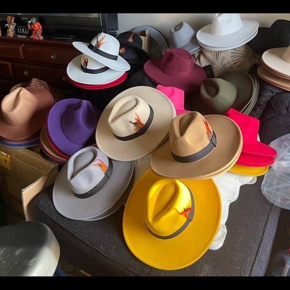 Accessories | Wide Brim Felt Hat For Men Or Women | Poshmark